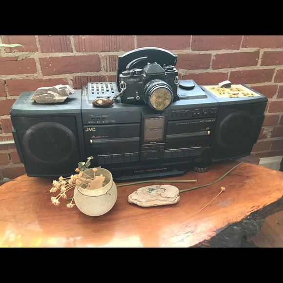 Wall Decor | Jvcpc X30 Cd Cassette Radio Boombox Sears Ks500 | Poshmark